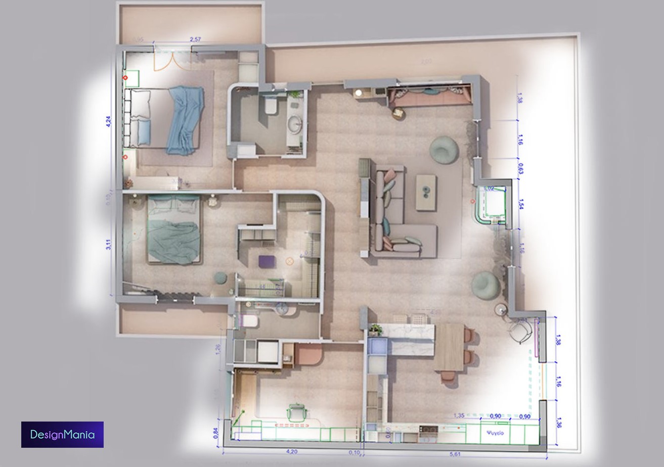 Online διαρρύθμιση κατοικίας - DesignMania _Architecture | Interior ...